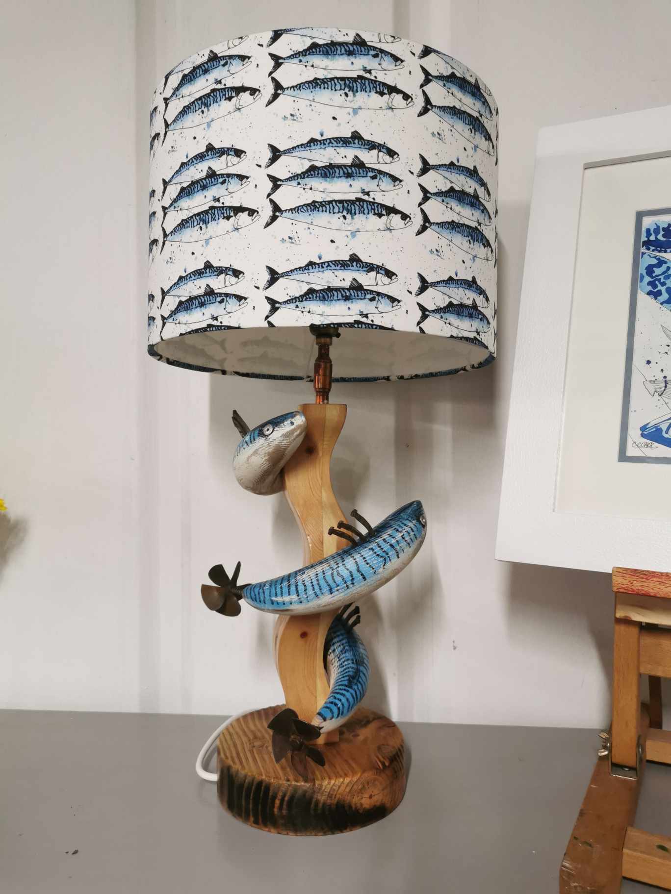 ‘Three Musketeer’s’ Lampshade and lamp base - ArtMakers